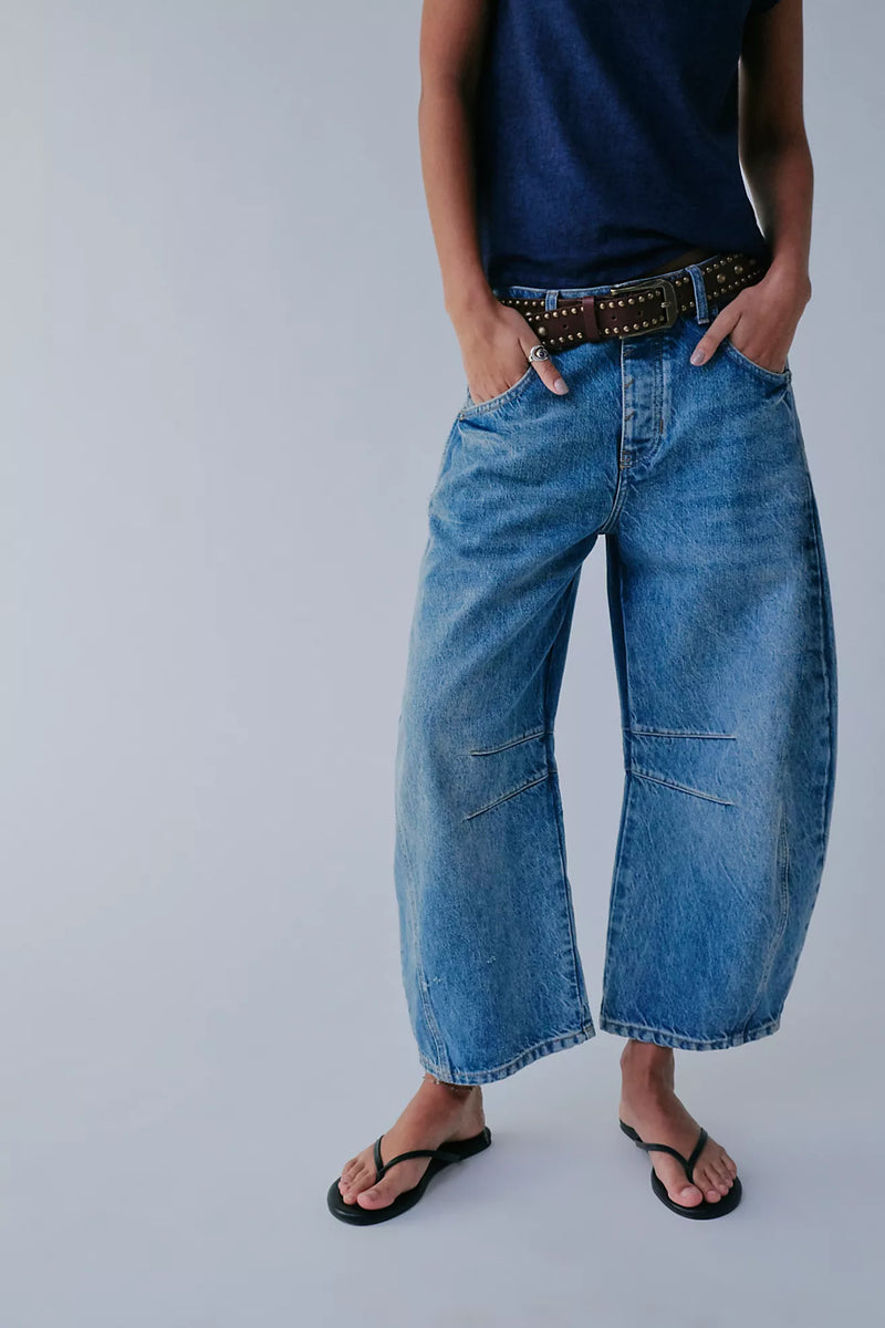 We the Free People Barrel Jeans | Backwards Boutique
